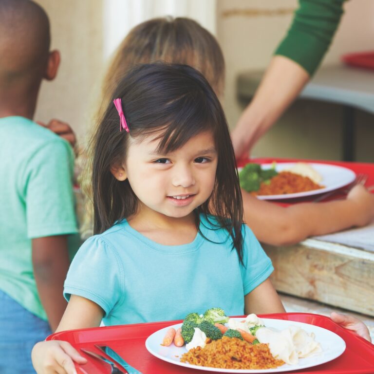 Young children getting lunch in a school cafeteria - Second Harvest of ...